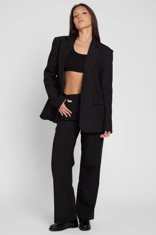 LEAU Classic Column Blazer - Black