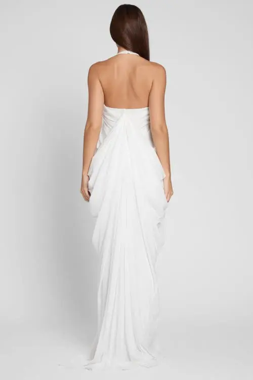 LEAU Cascade Draped Gown