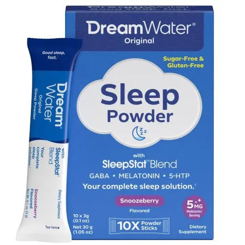 DREAM WATER Sleep Powder Sugarfree, Gaba - Multicolored