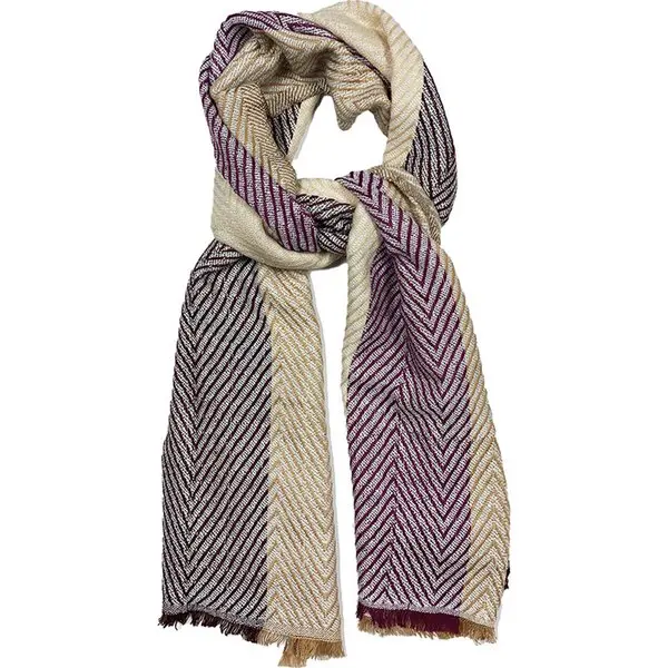 FEELGOODZ Artisan Woven Hayden 100% Recycled Acrylic Oversized Wrap Winter Scarf - Naomi