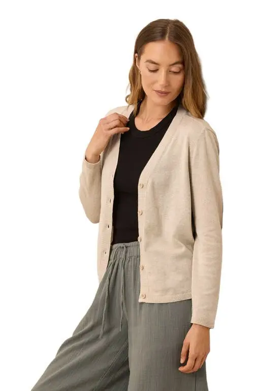 PACT Fine Knit V-neck Cardigan