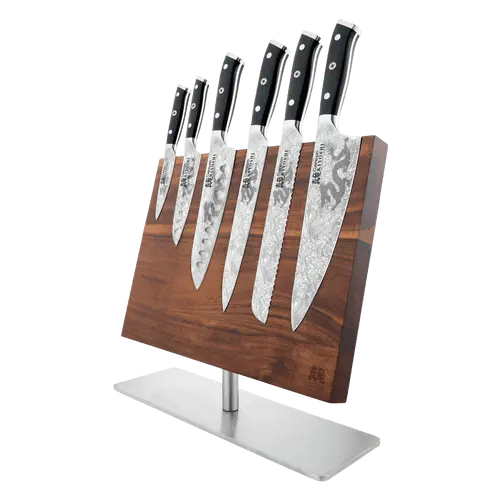 CUISINE::PRO® Kiyoshi® Kei 7-piece Knife Block - Silver