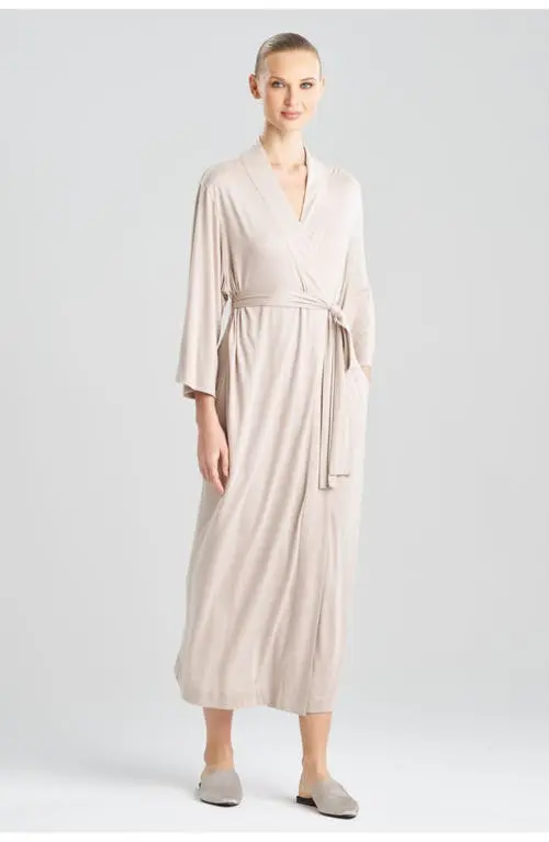 Natori Shangri-la Robe - Cashmere