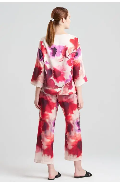 Natori Mizuki Split V Over The Head Pj Set - Red