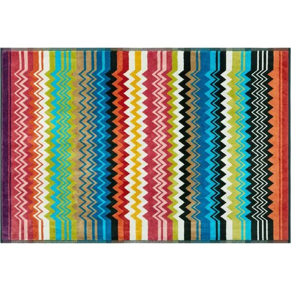 Missoni Giacomo Bath Mat 90x60 - Multicoloured Green