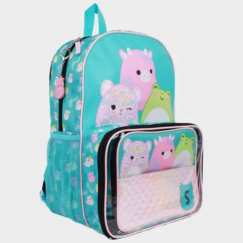 SQUISH MALLOW Printed Backpack With Lunch Box