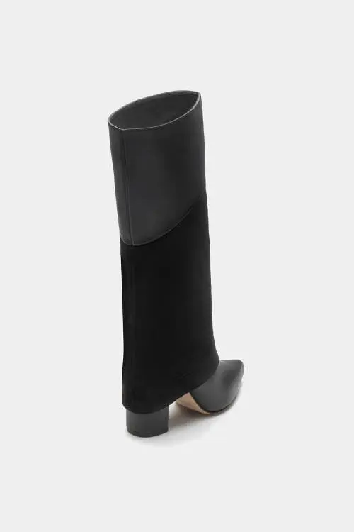 DANTE Leather Tall Overlay Boots