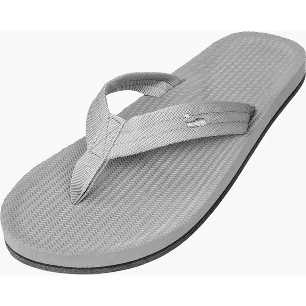 INDOSOLE Responsibly-made Tire Sole Flip Flops - Granite