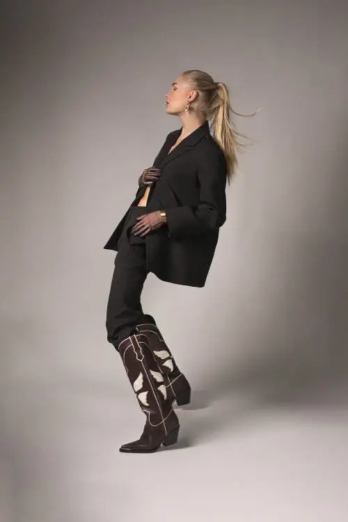 DANTE Leather Western Boots