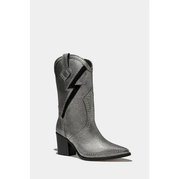 DANTE Metallic Leather Boots
