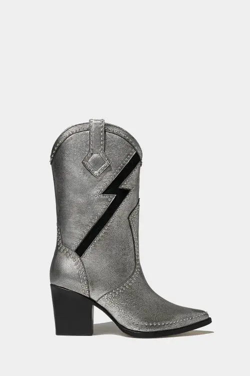 DANTE Metallic Leather Boots