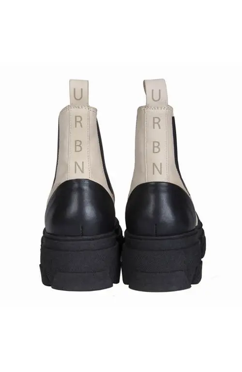 URBNKICKS Two-tone Leather Chelsea Boots