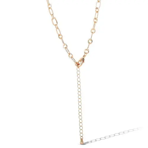 Jessica Simpson Gem Drop Charm Necklace