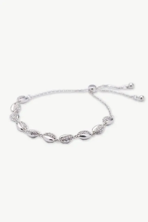 CLASSICHARMS Lucia Shell Charm Bolo Bracelet