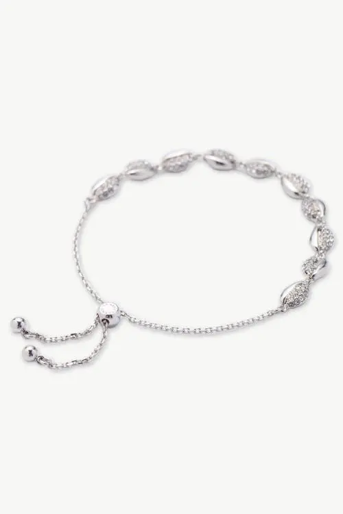 CLASSICHARMS Lucia Shell Charm Bolo Bracelet