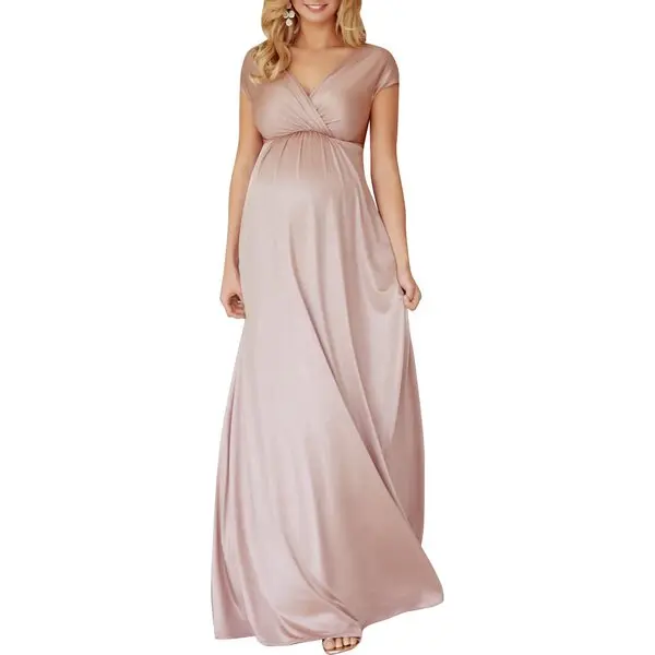 TIFFANY ROSE MATERNITY Francesca Maternity Maxi Dress - Pink