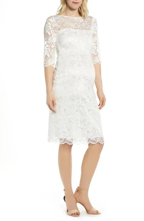 TIFFANY ROSE MATERNITY Amelia Maternity Lace Dress - White