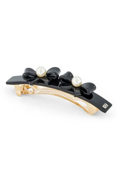 Alexandre De Paris Poesie Acetate And Pearls Barrette