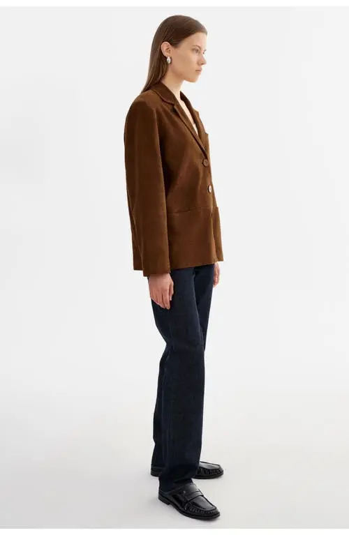 LAMARQUE Suede Blazer Jacket