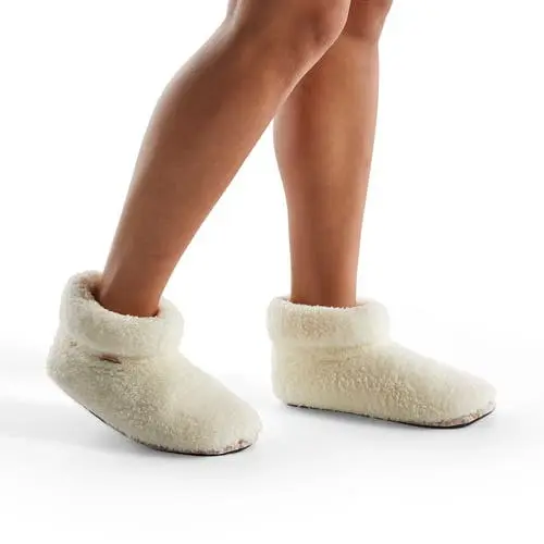 FEELGOODZ Cloud Slipper Indoor Booties - Hickory