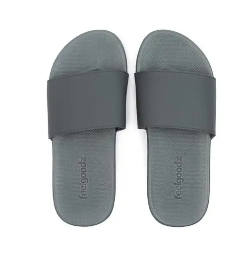 FEELGOODZ The Banyan Rubber Spa/shower Slide Sandals - Grey