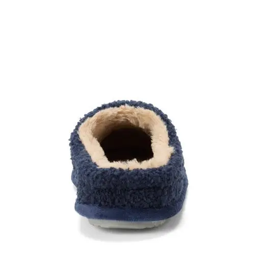 DEARFOAMS Holiday Clog Slippers - Navy
