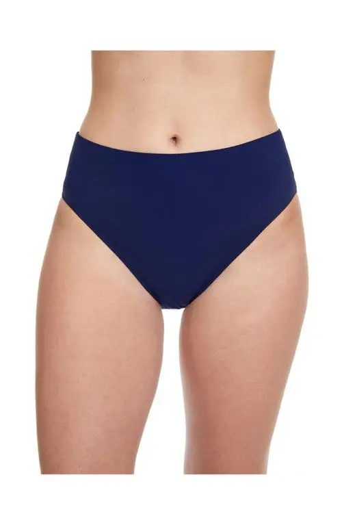 GOTTEX Tutti Frutti Mid Waist Swim Bottom - Navy