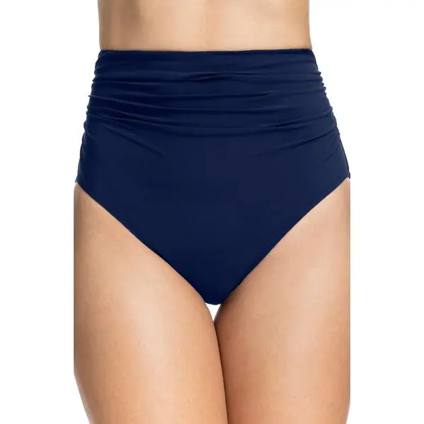 GOTTEX High Waist Swim Bottom - Navy