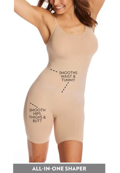 SECRET SOLUTIONS Invisible Shaper Light Control All-in-one Shaper - Nude