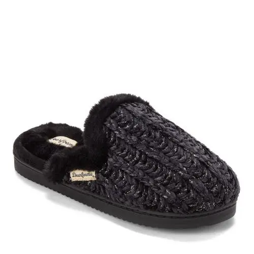 DEARFOAMS Paris Chenille Scuff Slipper