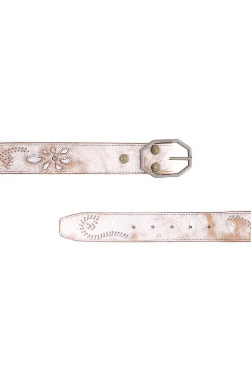 Bed Stu Upswing Floral Inlay Belt