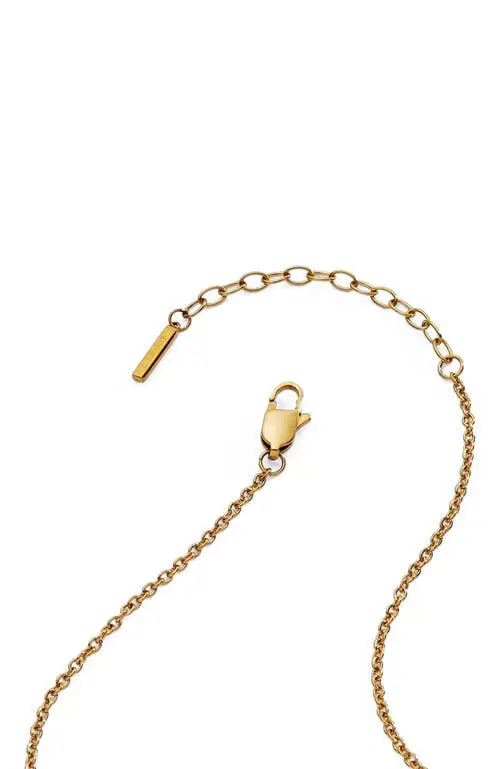 ALEX AND ANI Tone Stainless Steel Evil Eye Crystal Pendant Necklace