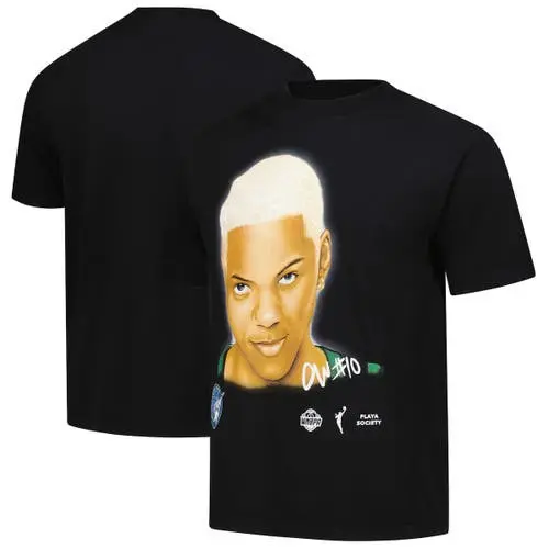 PLAYA SOCIETY Courtney Williams Minnesota Lynx Sketch T-shirt - Black
