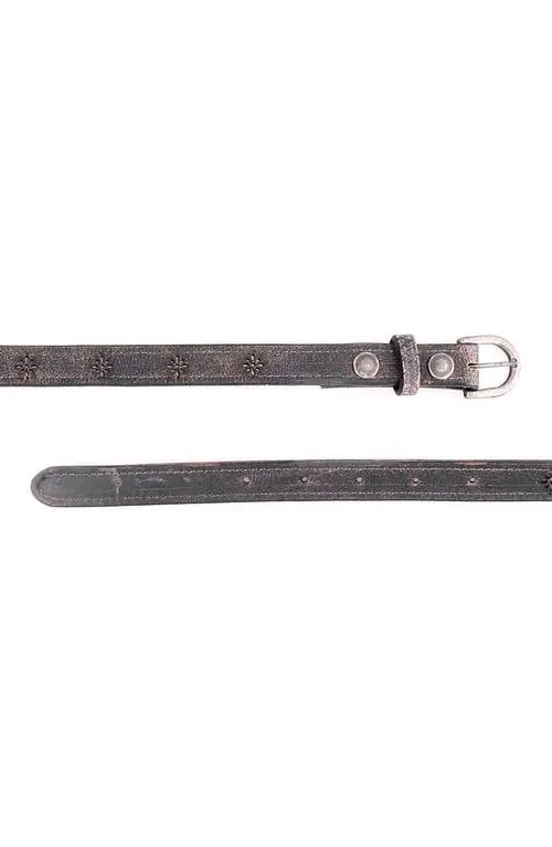 Bed Stu Monae Ii Leather Belt - Black Lux