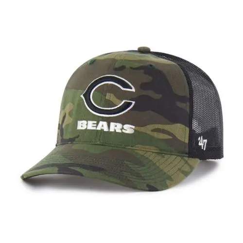 '47 Chicago Bears Trucker Adjustable Hat - Camo