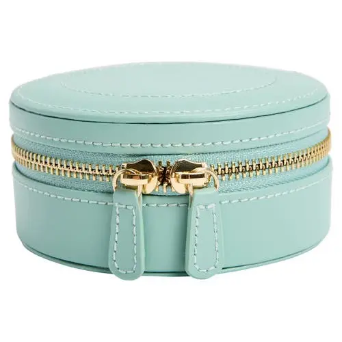 Wolf Sophia Round Zip Case - Jade