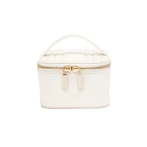 Wolf Maria Zip Jewelry Cube - White