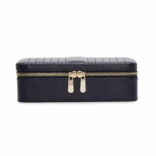 Wolf Maria Medium Zip Jewelry Case - Navy