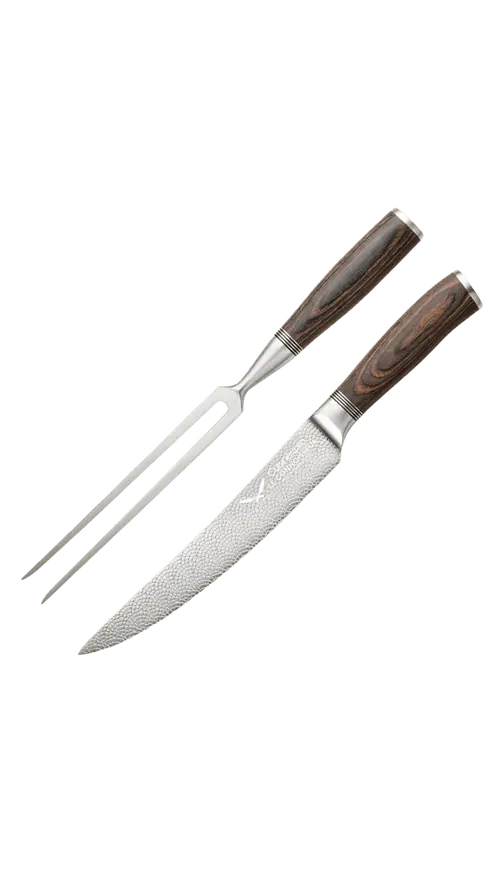 CUISINE::PRO® Le Connoisseur™ Carving Knife Set - Silver