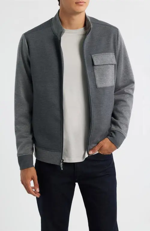 Robert Barakett Isaak Colorblock Knit Jacket