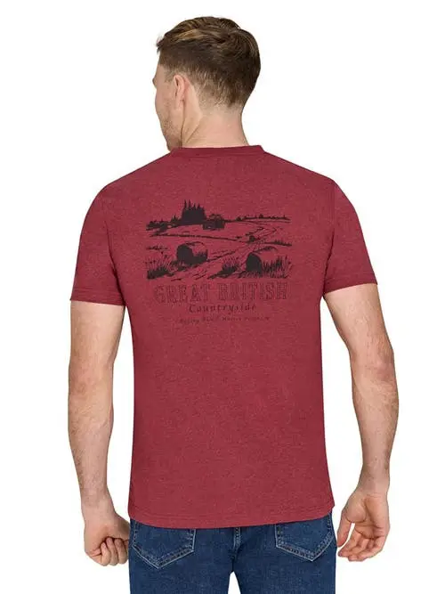 RAGING BULL Mf Field Back Print T-shirt