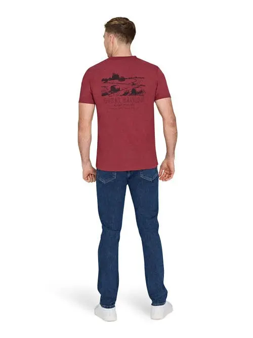 RAGING BULL Mf Field Back Print T-shirt