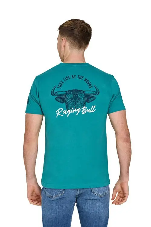 RAGING BULL Yfc Bull Horns Back Print T-shirt