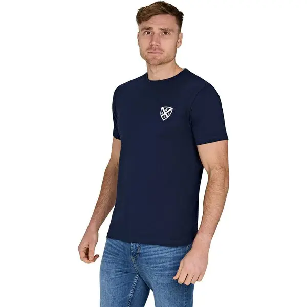 RAGING BULL Rugby Club Back Print T-shirt - Navy