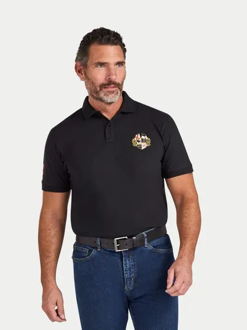 RAGING BULL Crest Polo Shirt