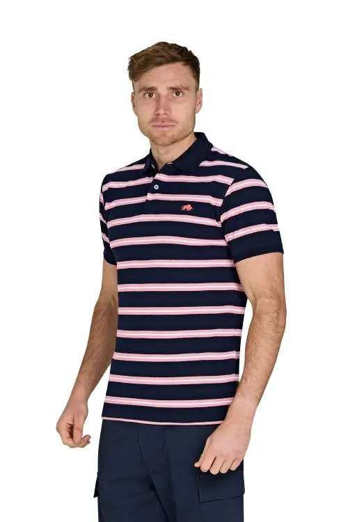 RAGING BULL Trio Stripe Polo