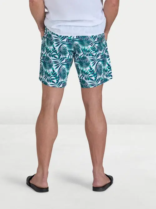 RAGING BULL Printed Swim Shorts - Green