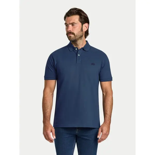 RAGING BULL 100% Cotton Polo Shirt - Denim