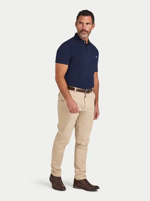 RAGING BULL 100% Cotton Polo Shirt - Navy