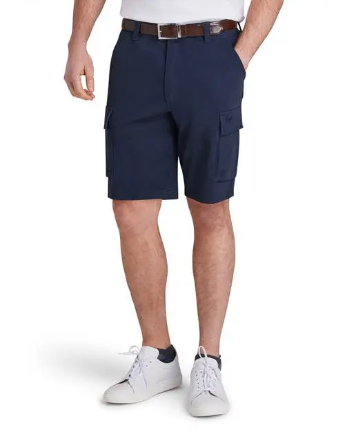 RAGING BULL Relaxed Fit Cargo Shorts - Navy